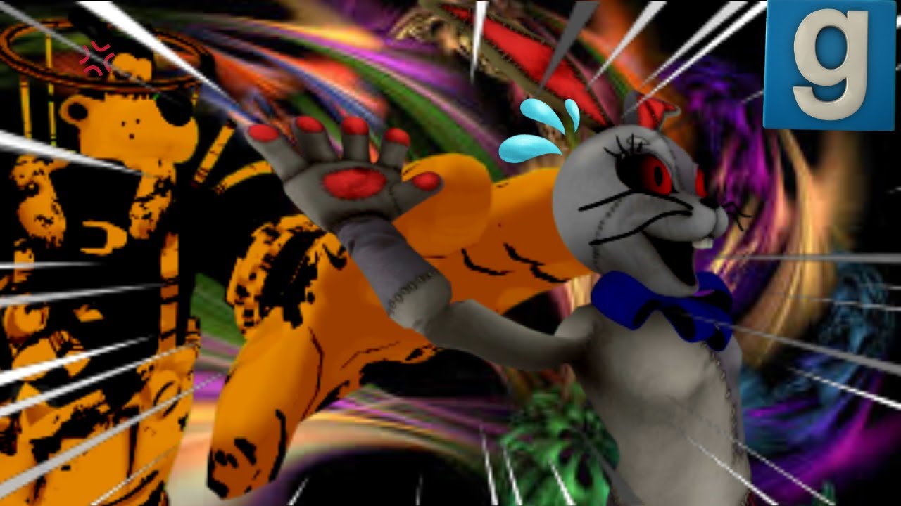 Gmod FnaF | Vanny Gets Chased by Brute Boris - YouTube