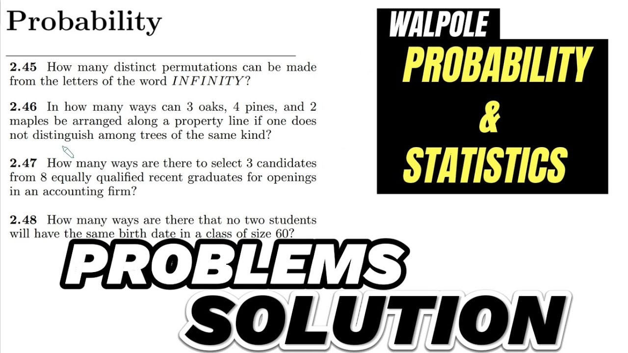 Probability & Statistics for Engineers & Scientists by Walpole ...