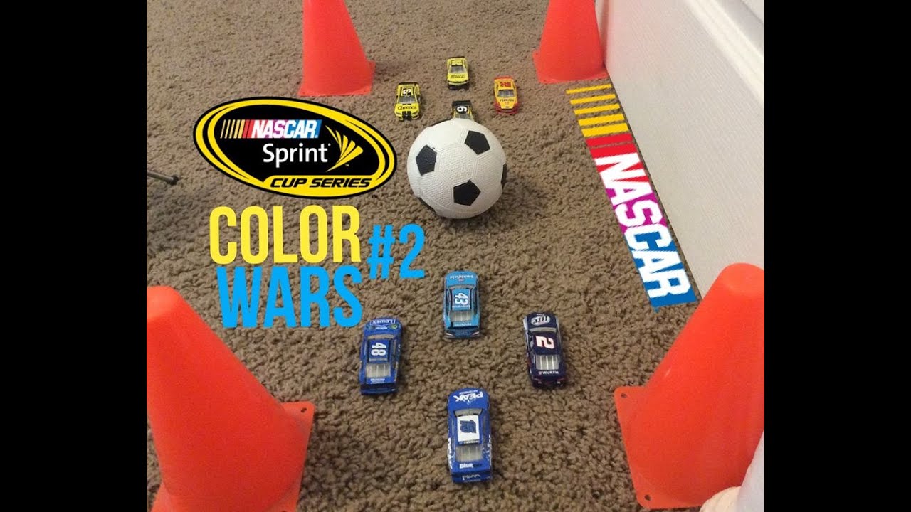 NASCAR Color Wars #2 - SOCCER - YouTube