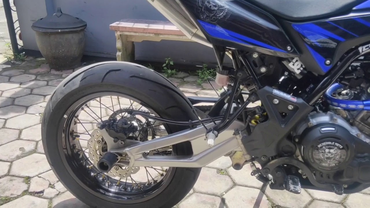Yamaha Wr155 Supermoto Pake Swing Arm Aprillia RXV Original - YouTube