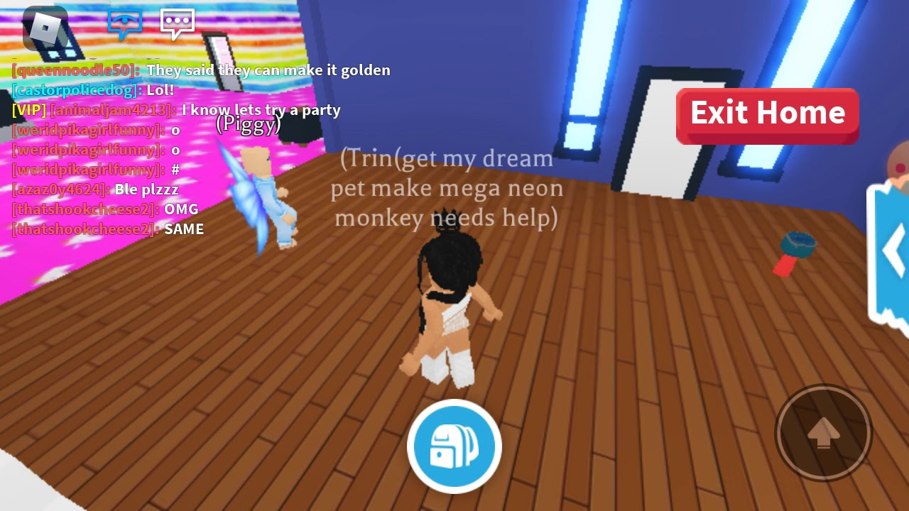 Playing adopt me with friends - YouTube