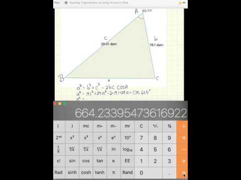 Trig! App — Level 11: Law of Cosines Find the missing Side II