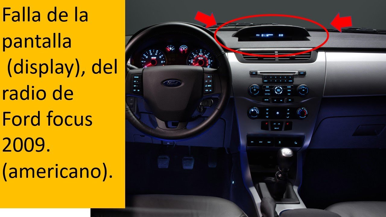 Pantalla Display Del Radio Del Ford Focus 2009 americano No pantalla-display-del-radio-del-ford-focus-2009-americano-no