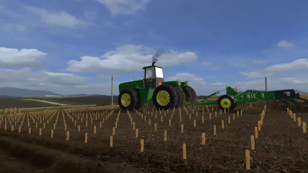 FS17 John Deere 8970 ripping ground - YouTube