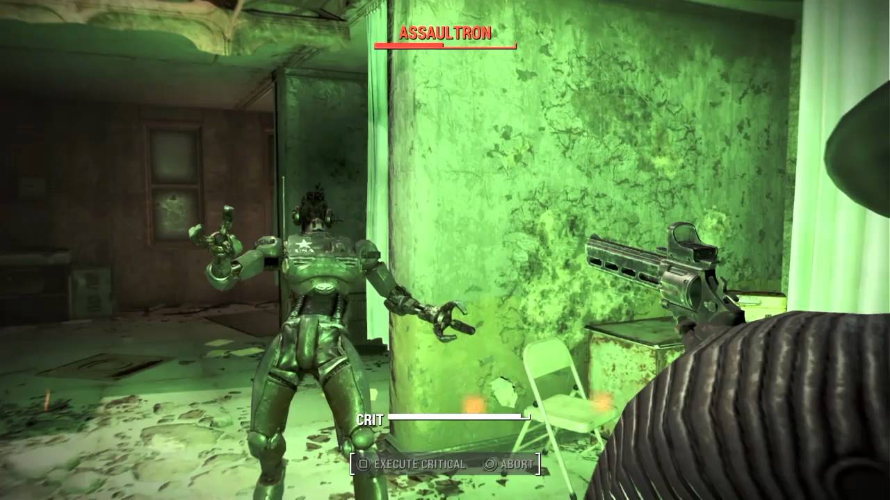 How to kill an assaulttron (Fallout 4) - YouTube