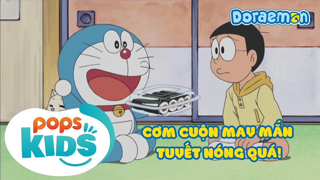 [S9] Doraemon - Tập 451 - Cơm Cuộn May Mắn - Tuyết Nóng Quá! - Lồng ...