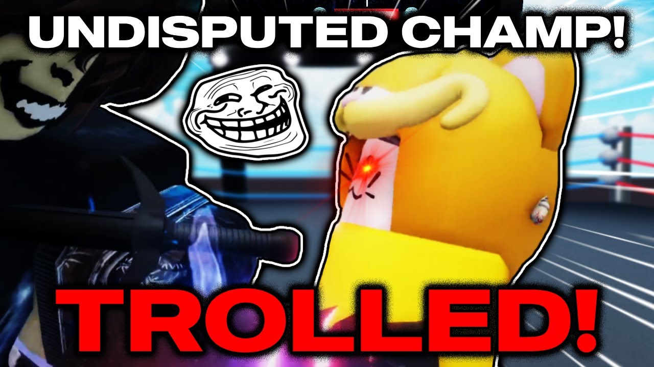 MAKING AN UNDISPUTED CHAMPION RAGE IN UNTITLED BOXING GAME! (UNTITLED ...