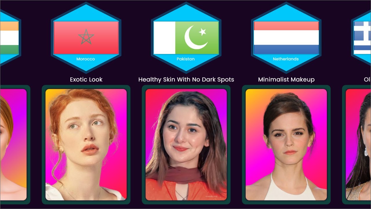 Beauty Standards from Different Countries - YouTube