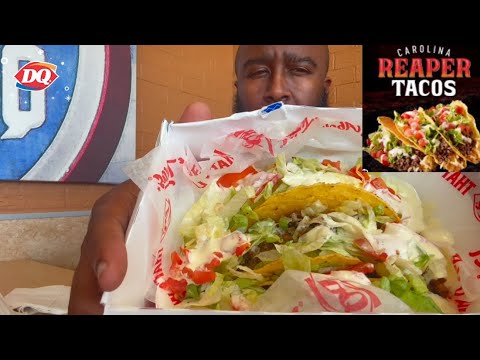 Dairy Queen®️ Carolina Reaper Tacos 🌶️🌮 - YouTube