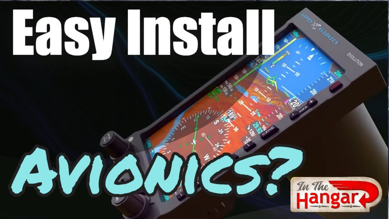 Glass Avionics Designed to Fit Analogue Panel - Aspen - YouTube