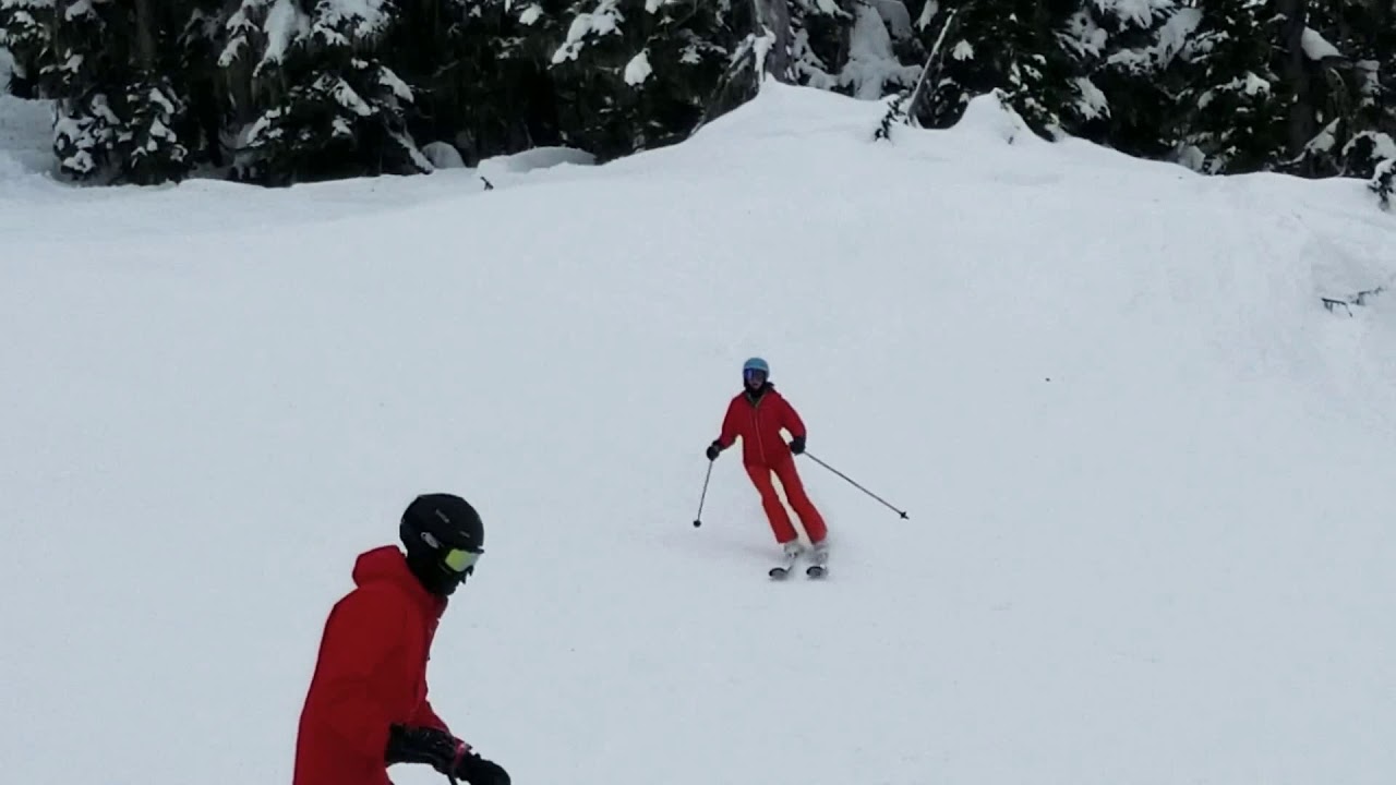 Loupie skiing Trap Line on Crystal Ridge Blackcomb Whistler Jan 2019 ...