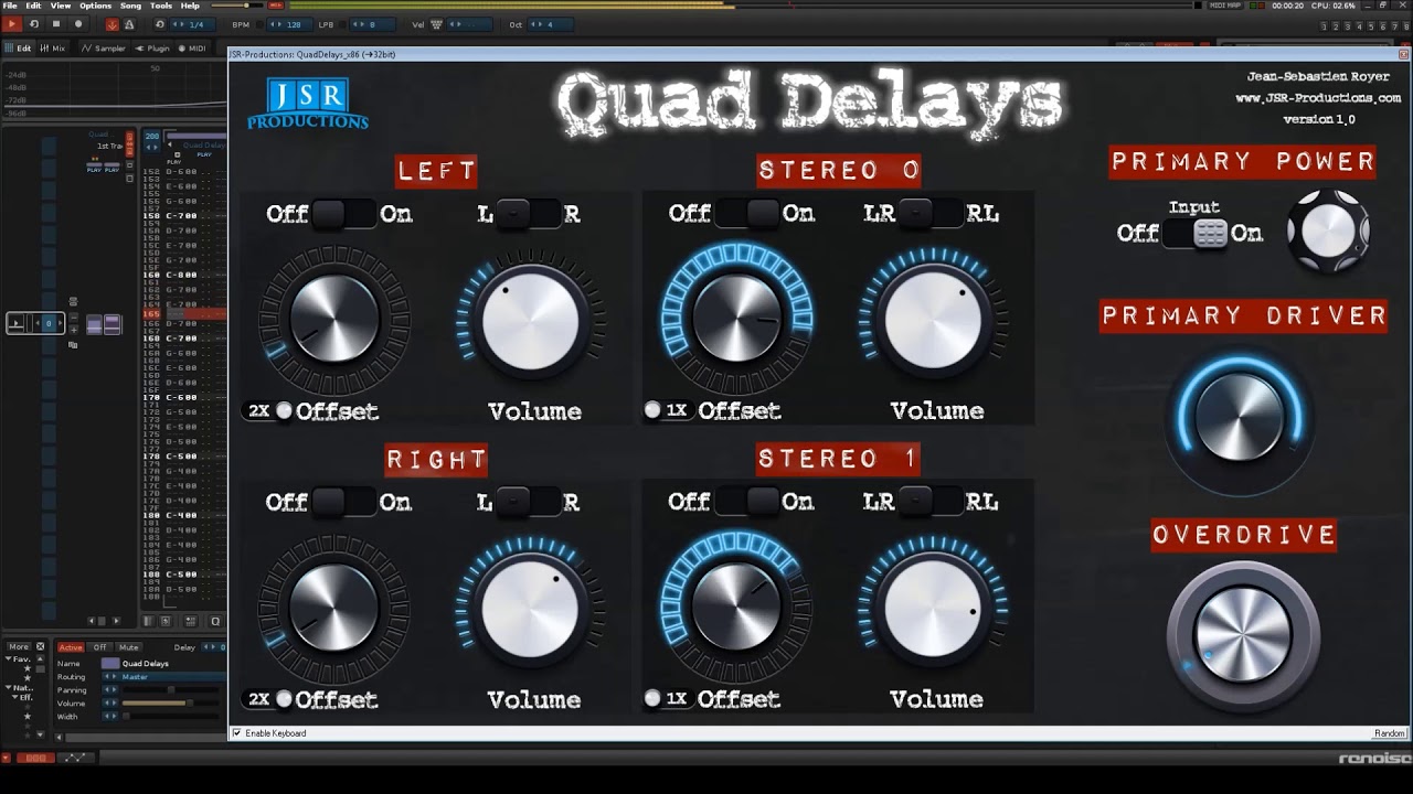 Quad Delays (VST) - YouTube