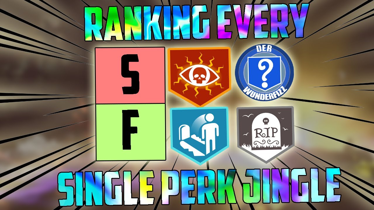 RANKING EVERY COD ZOMBIES PERK JINGLE (WAW-BOCW) - YouTube