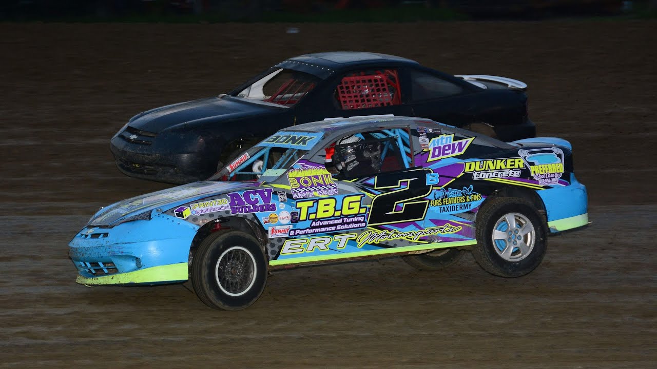 34 Raceway IMCA Sport Compact Feature (6-8-24) - YouTube