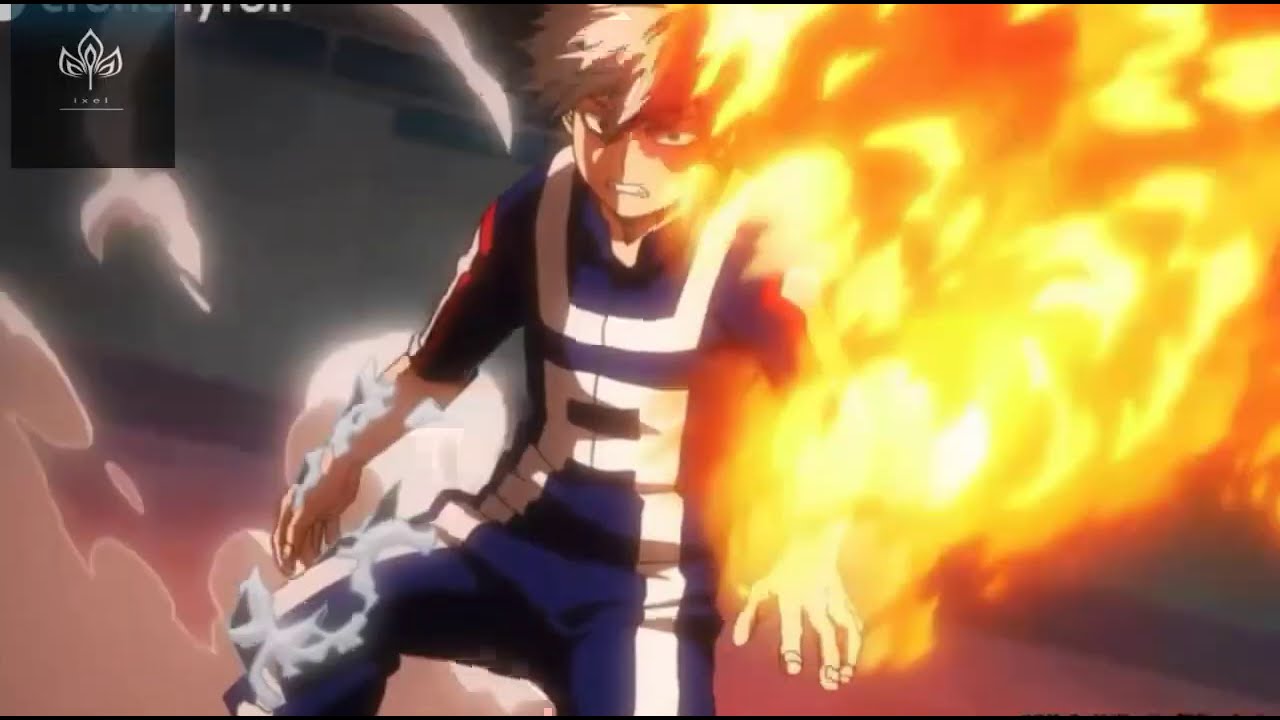 [AMV] Dekus fights todoriki, bakugo, overhaull, muscular. Music Walker ...