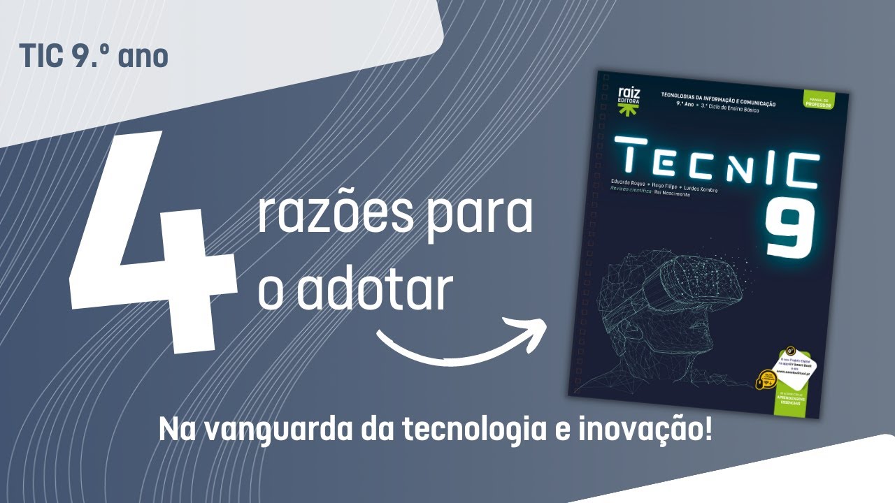 TECNIC 9: O SEU PROJETO DE TIC PARA O 9.º ANO! - YouTube