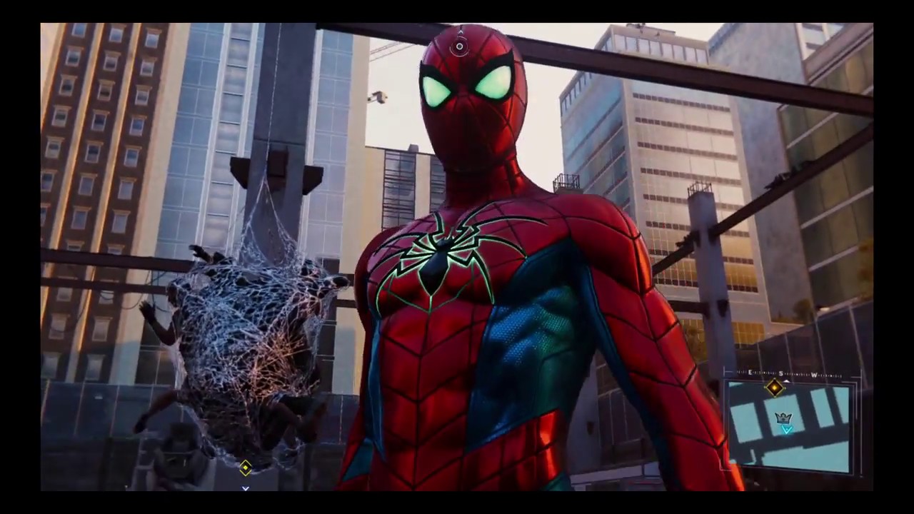 Spider Man PS4 _ Fisk Hideout Enemy Base Full Bonus Objectives - YouTube