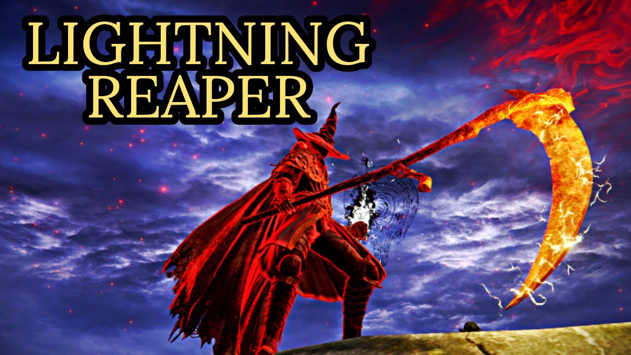 A LIGHTNING FAST REAPER BUILD! (Elden Ring PVP) Grave Scythe, Electrify ...