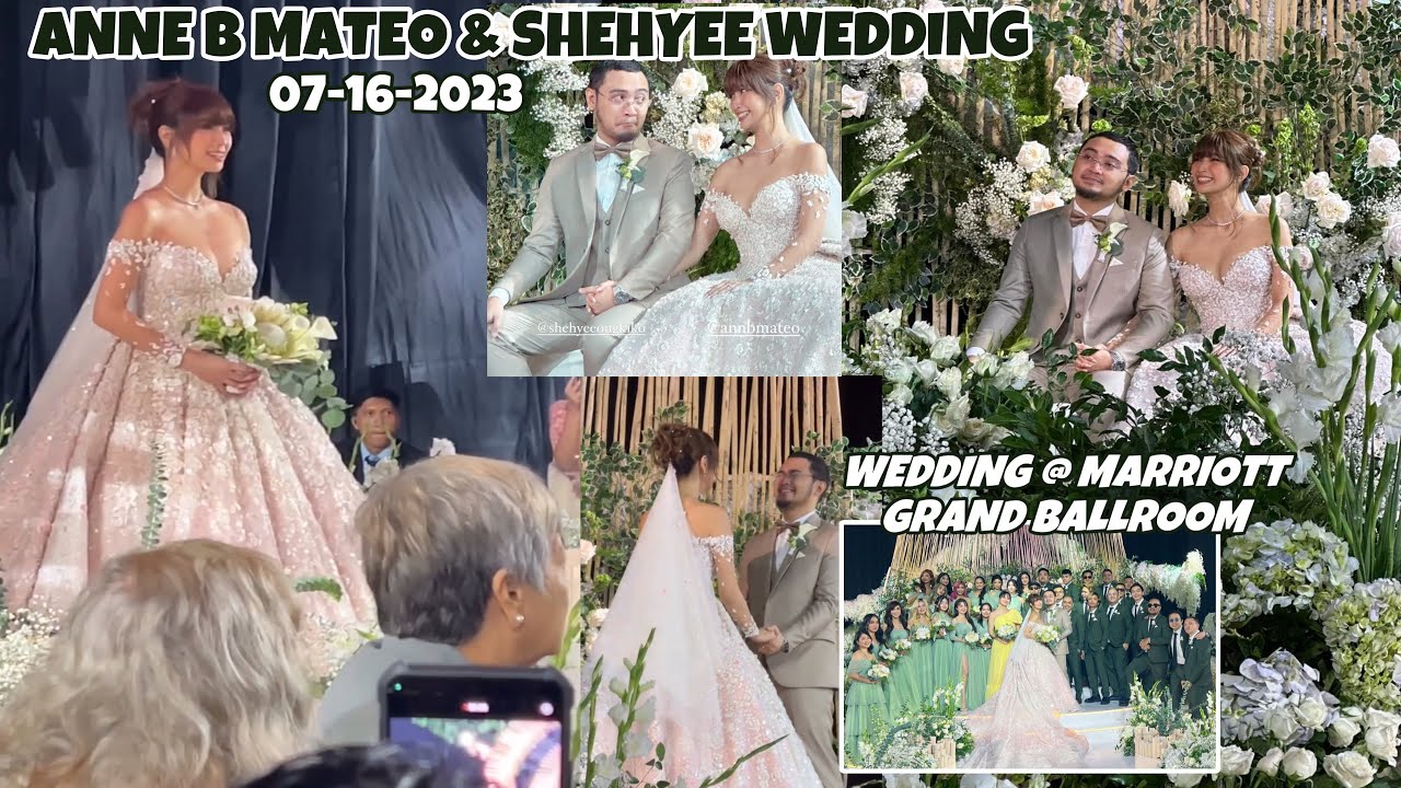 ANN B MATEO & SHEHYEE WEDDING GINANAP SA MARRIOTT HOTEL 😍 NAIYAK SI ...