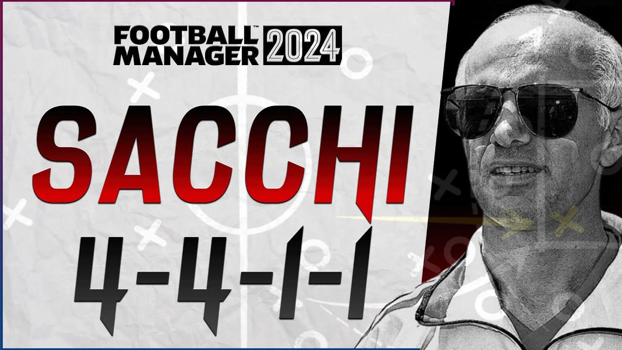 HIGH INTENSITY SACCHI 4-4-1-1 FM24 TACTIC - YouTube