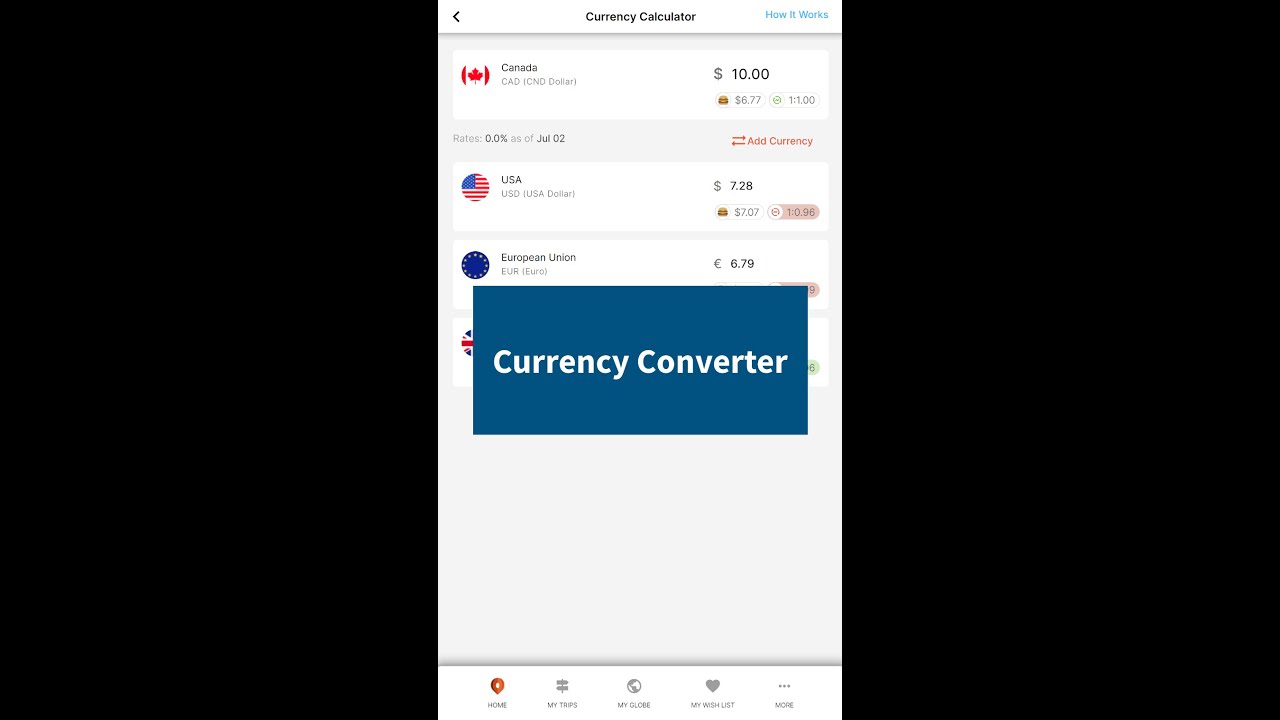 TripTrax - Currency Converter - YouTube