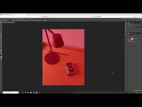 How to change layer opacity in #photopea - YouTube
