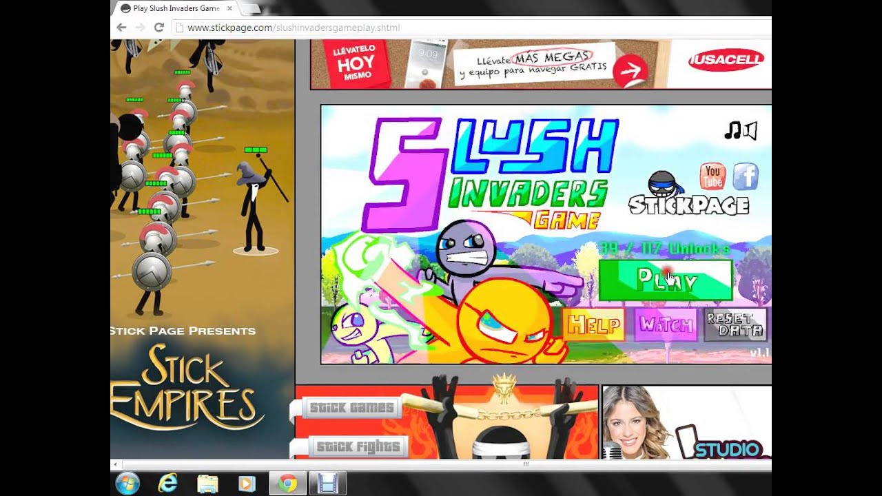 Slush Invaders Game Play 2013 - YouTube