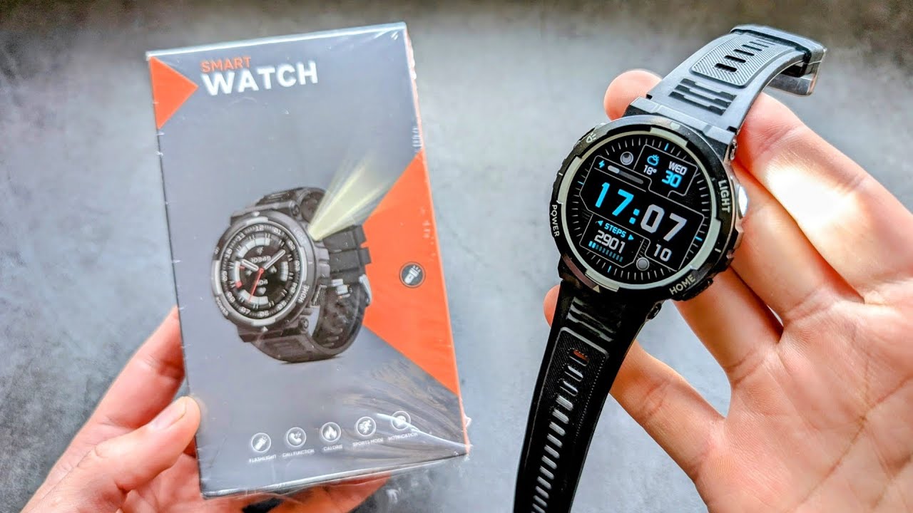 KT75 SmartWatch with Flashlight & BT Calls Review ( Eigiis , Jelloo ...