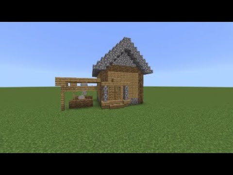 Minecraft |How To Build Easy Starter Base| Tutorial - YouTube