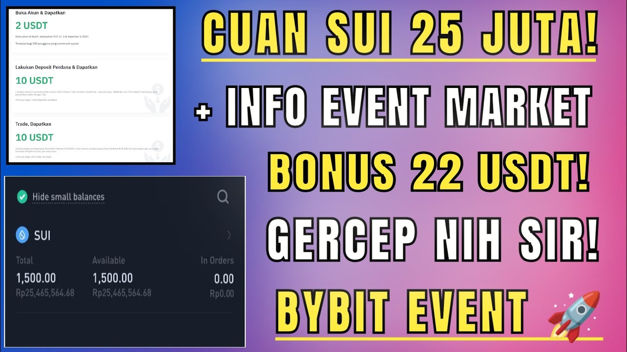 Mantap Nih! JP 25 JUTA Dari SUI & Info Event Market Crypto Bonus 22 ...