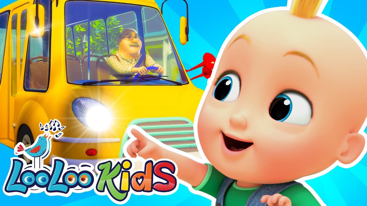 🎶 Beep, Beep! Who’s on the Bus? 🚌🐻 Wheels on the bus with Animals Sing ...