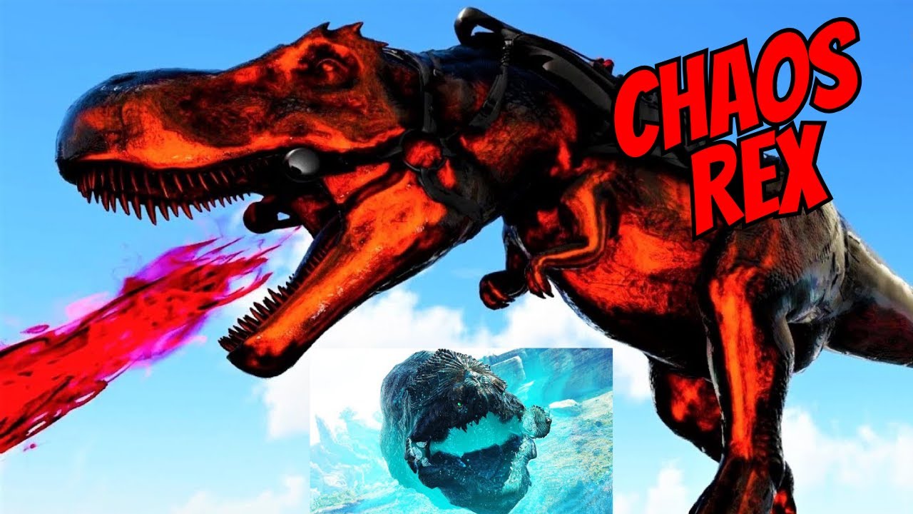 ARK Primal Fear #54 DOMEI UM CHAOS REX E AJUDEI UM SOBREVIVENTE A ...