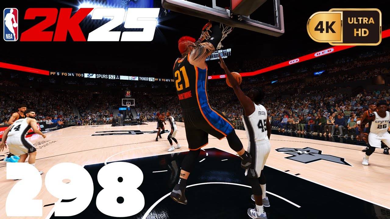 NBA 2K25 =My Career= [PC] (4K) EP298 {7th Year} {Key Game} {Thunder ...