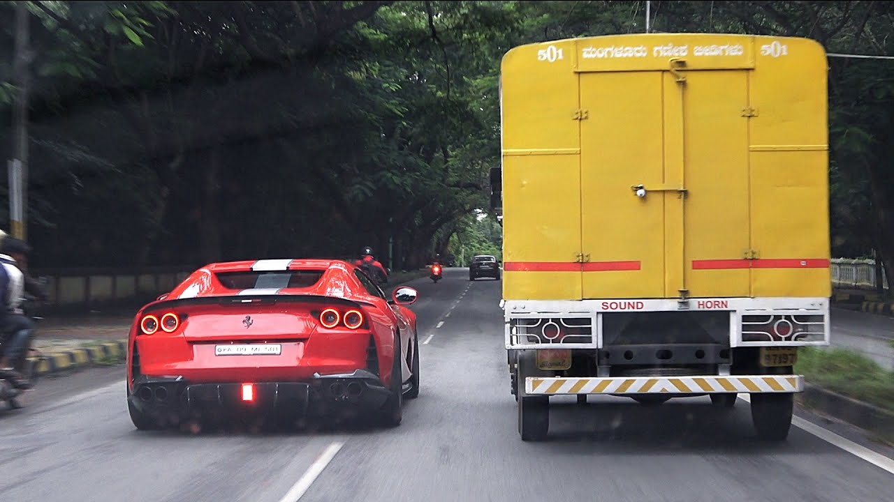 LOUDEST V12 FERRARI in INDIA? 812 w/ Ryft Exhaust & Novitec headers in ...