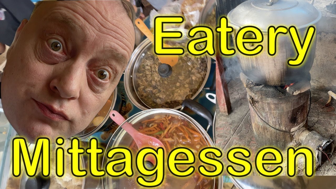 Mittagessen in einer lokalen Carinderia (Eatery) in den Philippinen ...