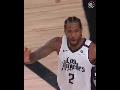Kawhi's middle finger block - YouTube