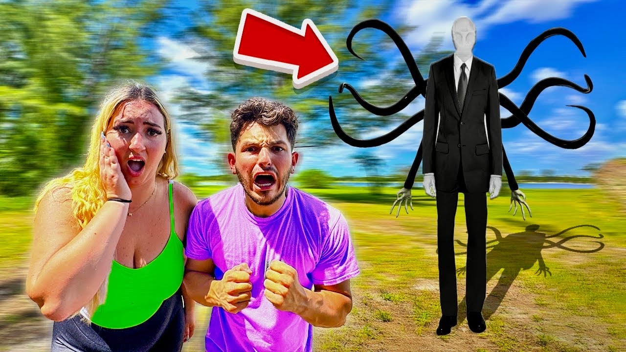 Slender-Man Is in the Woods, Don't Turn Back! - YouTube