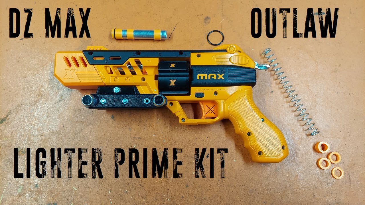 Radioactive - Dart Zone Max Outlaw - Light Prime Kit - YouTube