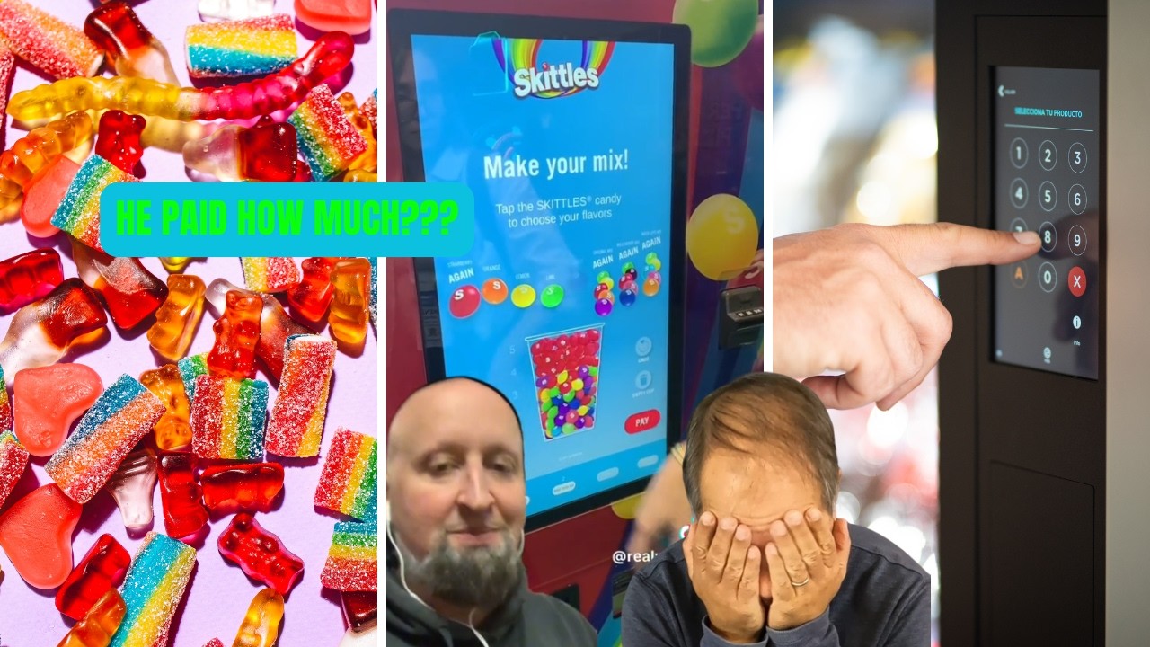 Is the Skittles Vending Machine Worth It? - YouTube