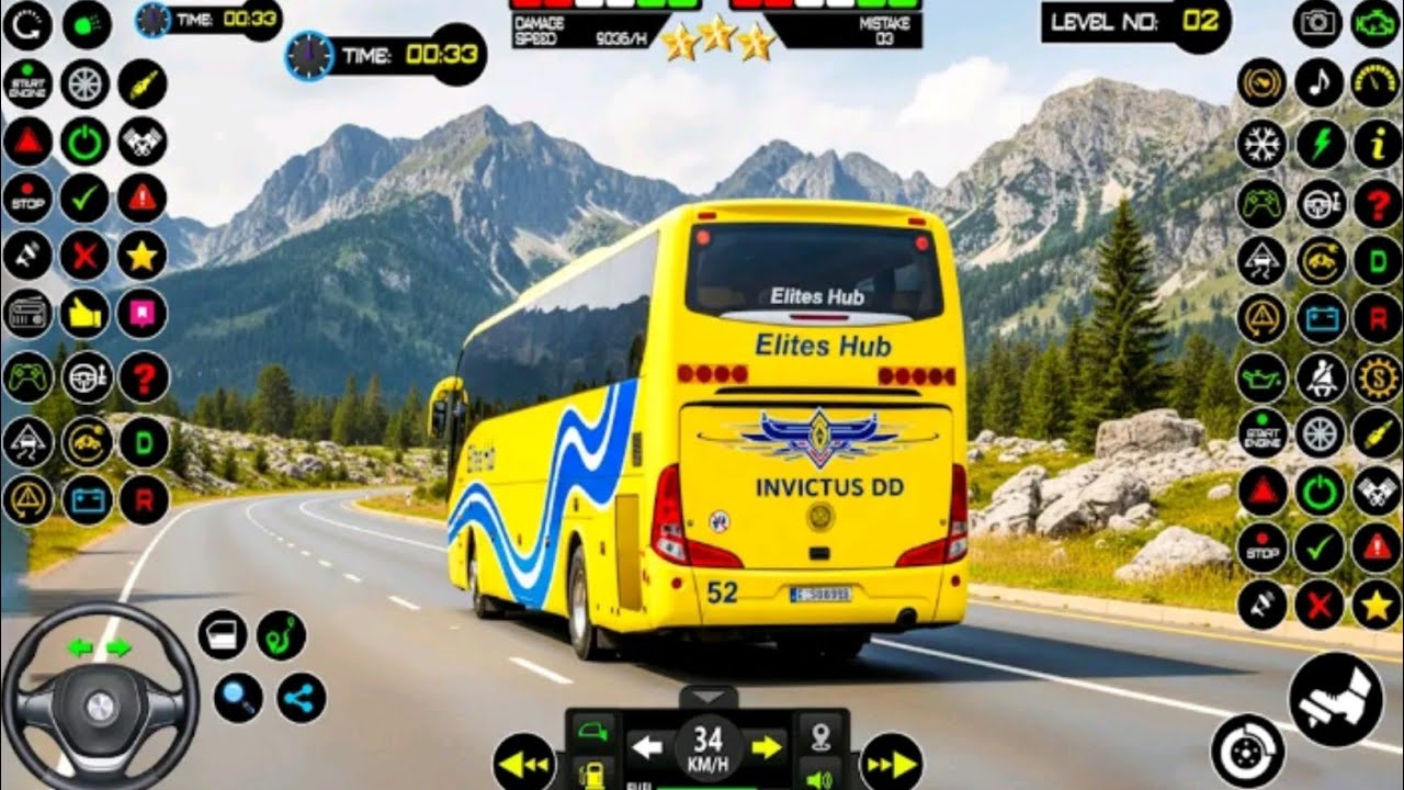Bus Simulator 2025 | Broken Road Challenge Android Gameplay... - YouTube
