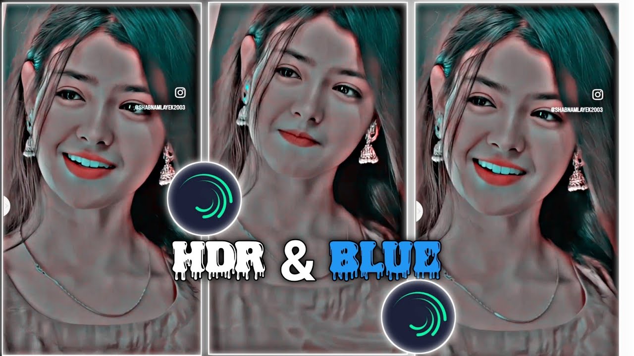 New HDR Blue Effect Video Editing|New Trending Effect In Alight Motion ...