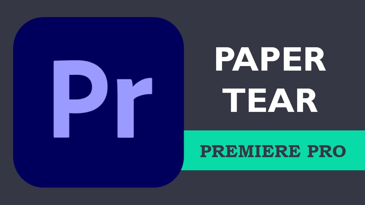 How to make PAPER TEAR transition in Premiere Pro 2025 | Adobe Premiere ...