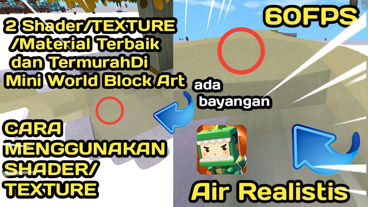 Cara Masang Shader/Texture/Material DAN 2 SHADER TERBAIK DAN TERMURAH ...
