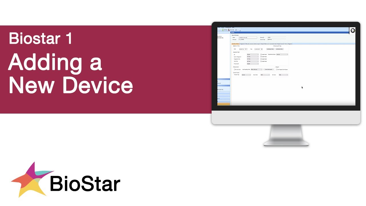 How to Add a Device in BioStar 1 - YouTube