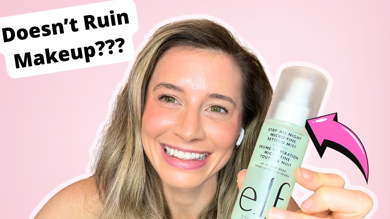 GAME-CHANGER? ELF Micro Mist Setting Spray Keeps Makeup Flawless! - YouTube