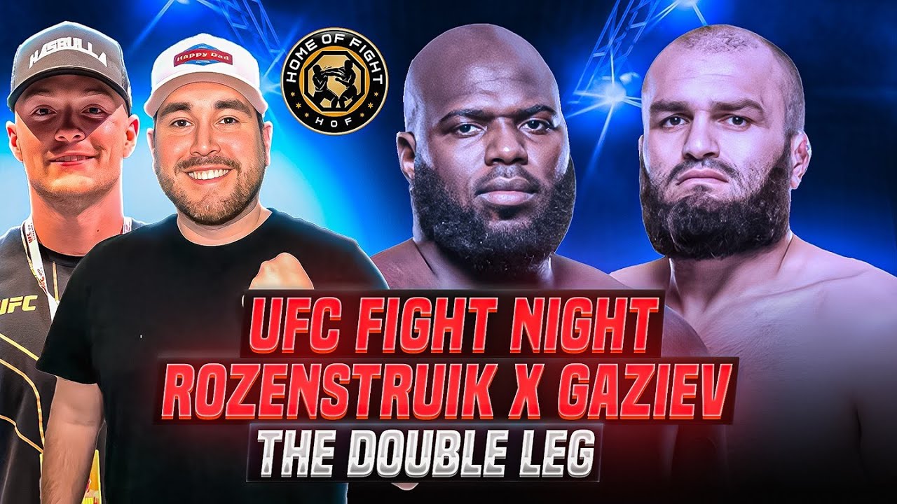 UFC Vegas 87 Gaziev vs. Rozenstruik Full Card Breakdown - The Double ...