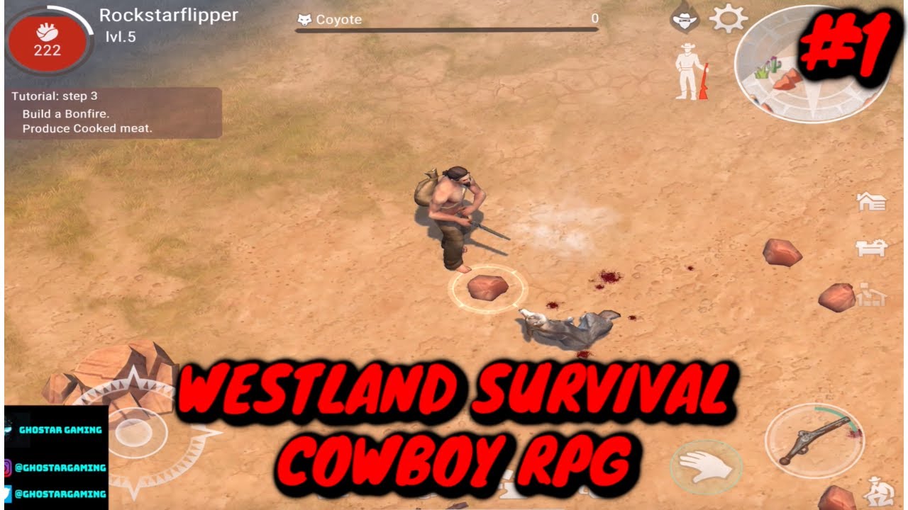 Westland Survival Cowboy RPG Gameplay & Walkthrough. Part #1 - YouTube