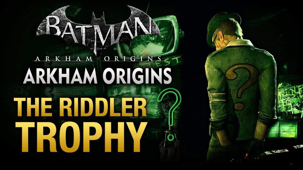 Batman Arkham Origins ENIGMA'S HQ SECRET ROOM - YouTube
