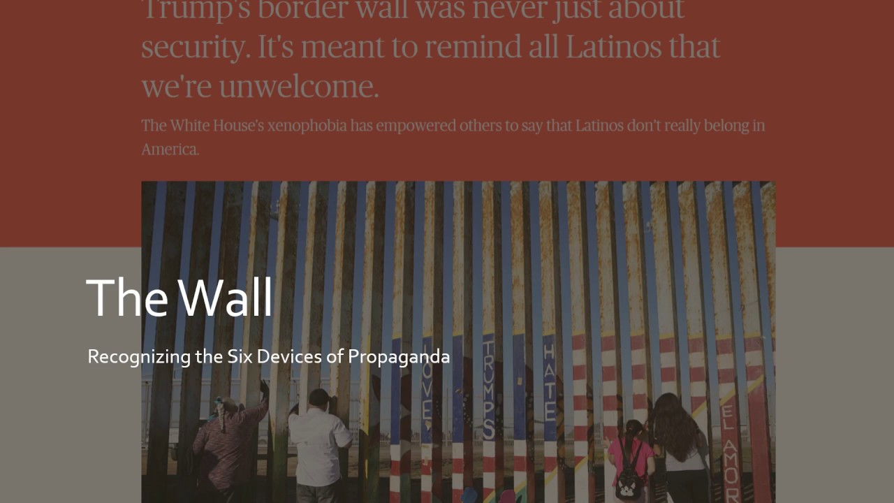 Recognizing the Six Devices of Propaganda - YouTube