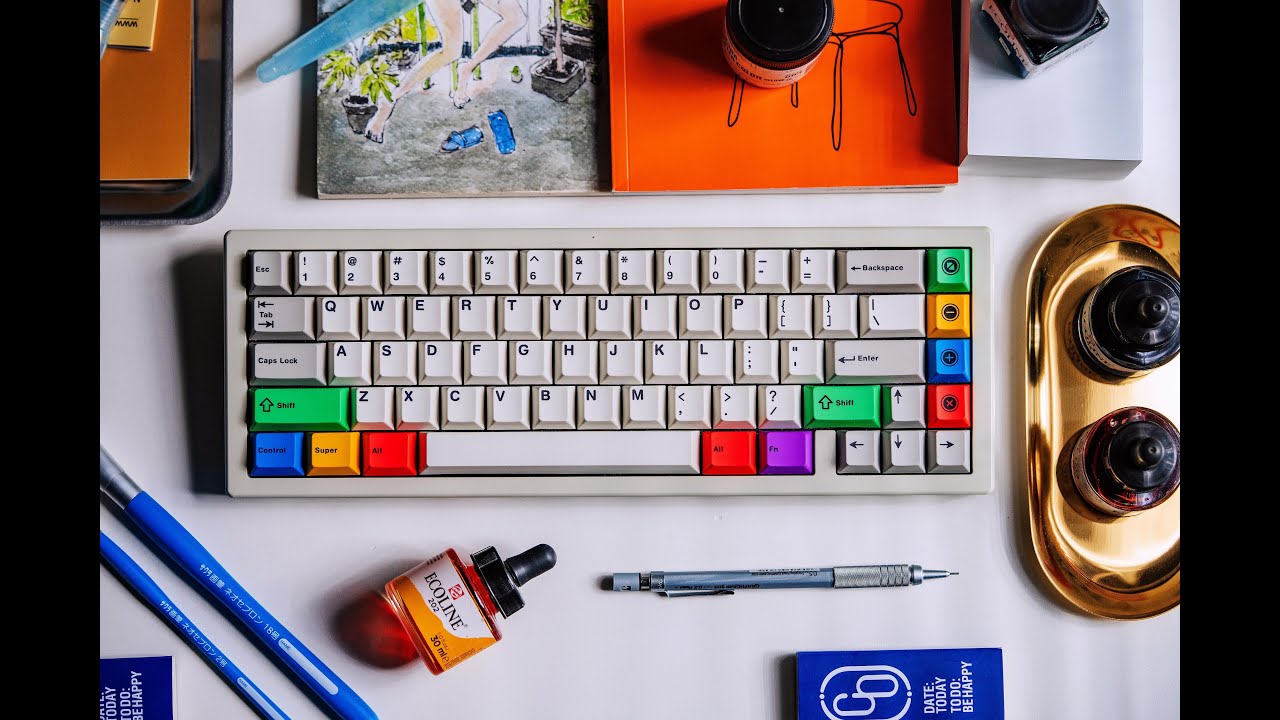 TMGC65 Customize Keyboard (White) - YouTube